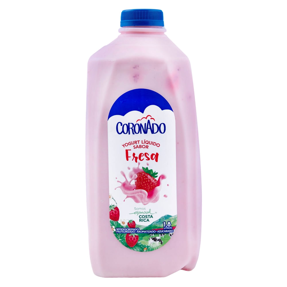 Comprar Yogurt Líquido Coronado Sabor Fresa, Semidescremado - 1.8Lt ...