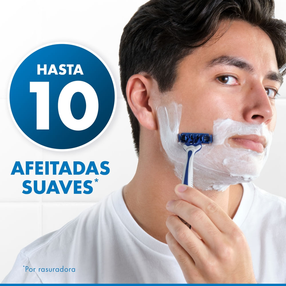 Comprar Rasuradora Gillette Prestobarba3 con 3 Hojas, Afeitada al Ras ...