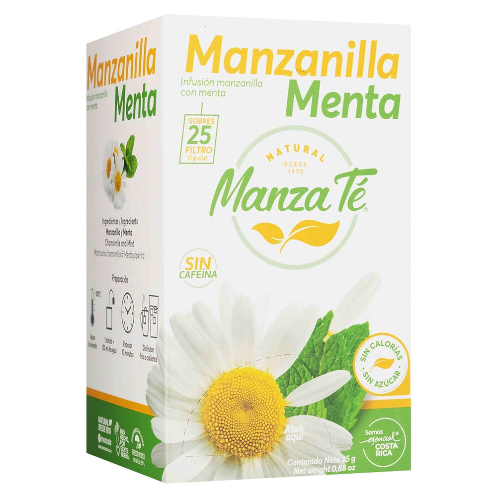 Comprar Té Manzate Manzanilla Menta -25gr | Walmart Costa Rica - Walmart | Costa Rica