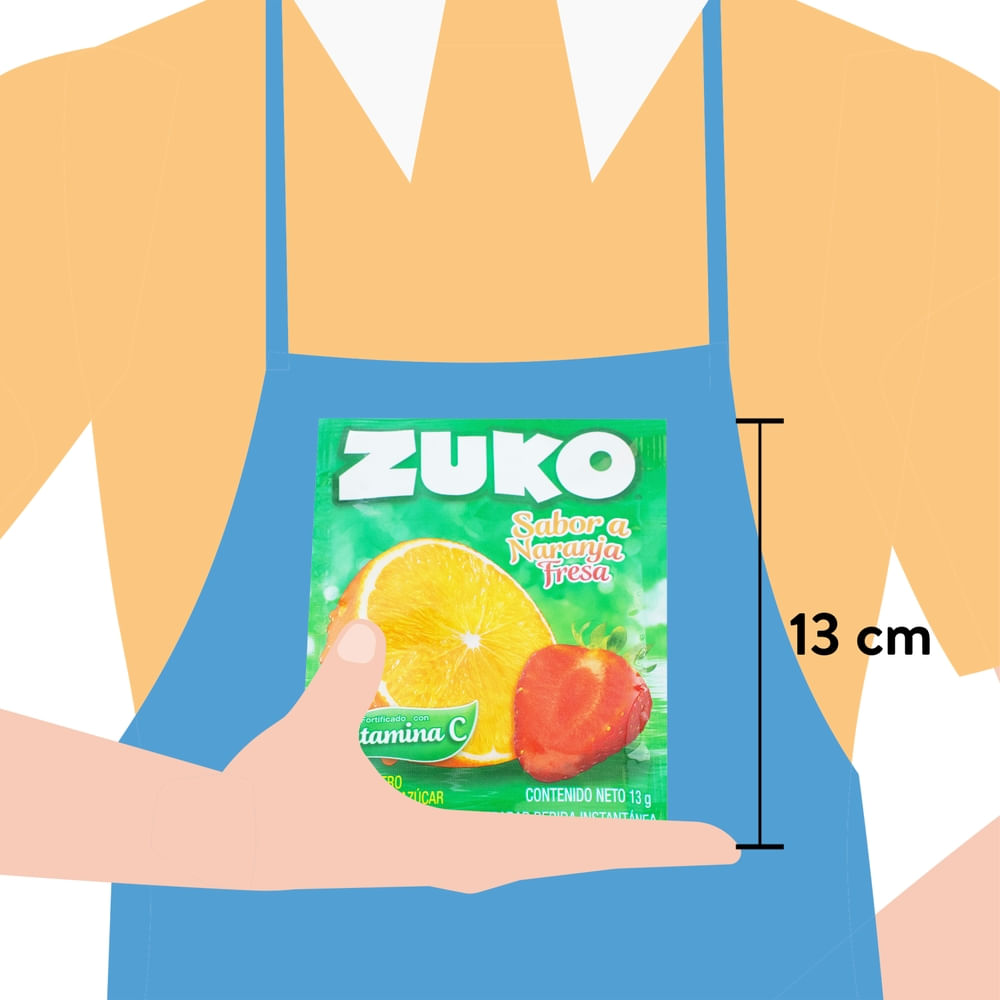 Comprar Bebida en Polvo Zuko Naranja Fresa - 13 g | Walmart Costa Rica ...