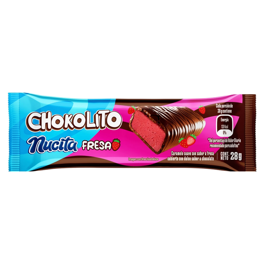 Comprar Chocolate Chokolito Nucita Fresa - 28 g | Walmart Costa Rica ...