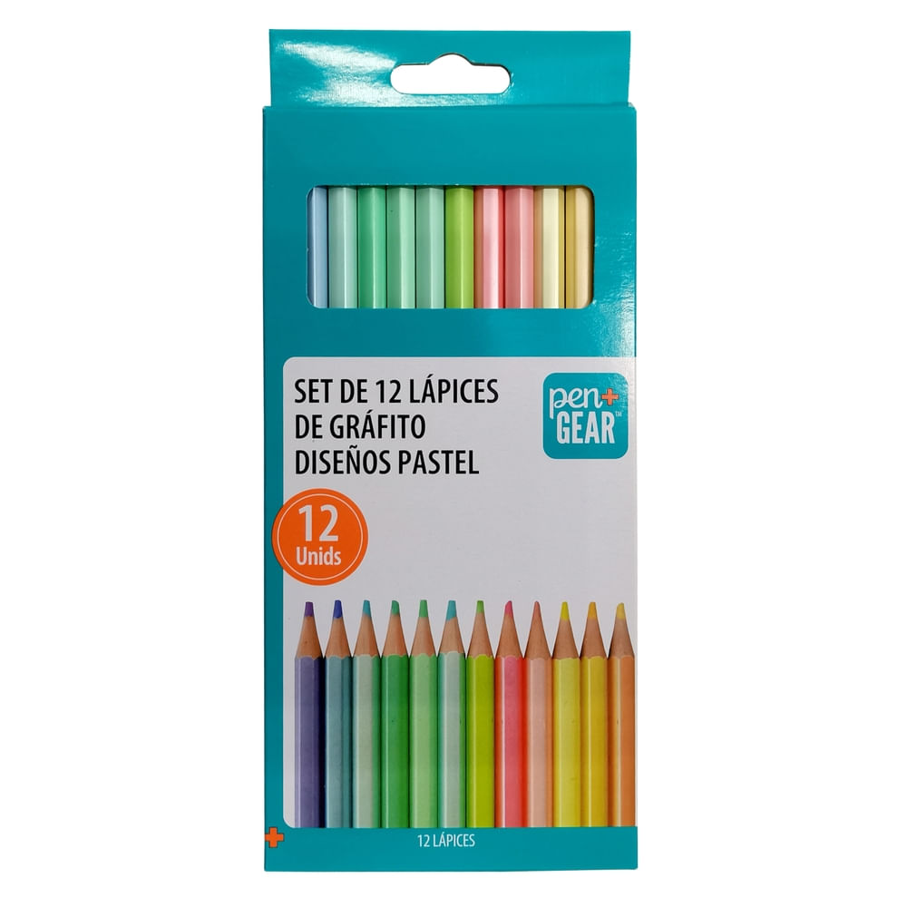 Comprar Lápices de color Pen Gear caja colores pastel -12 uds | Walmart ...