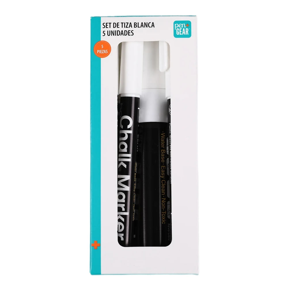 Comprar Tiza Pen Gear color blanco - 5 uds | Walmart Costa Rica ...