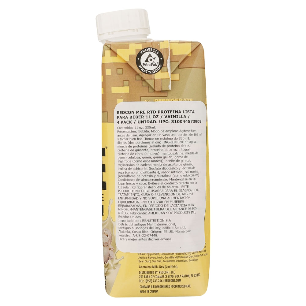 Comprar Redcon1 Proteina Mre Rtd Vainilla 330ml | Walmart Costa Rica ...