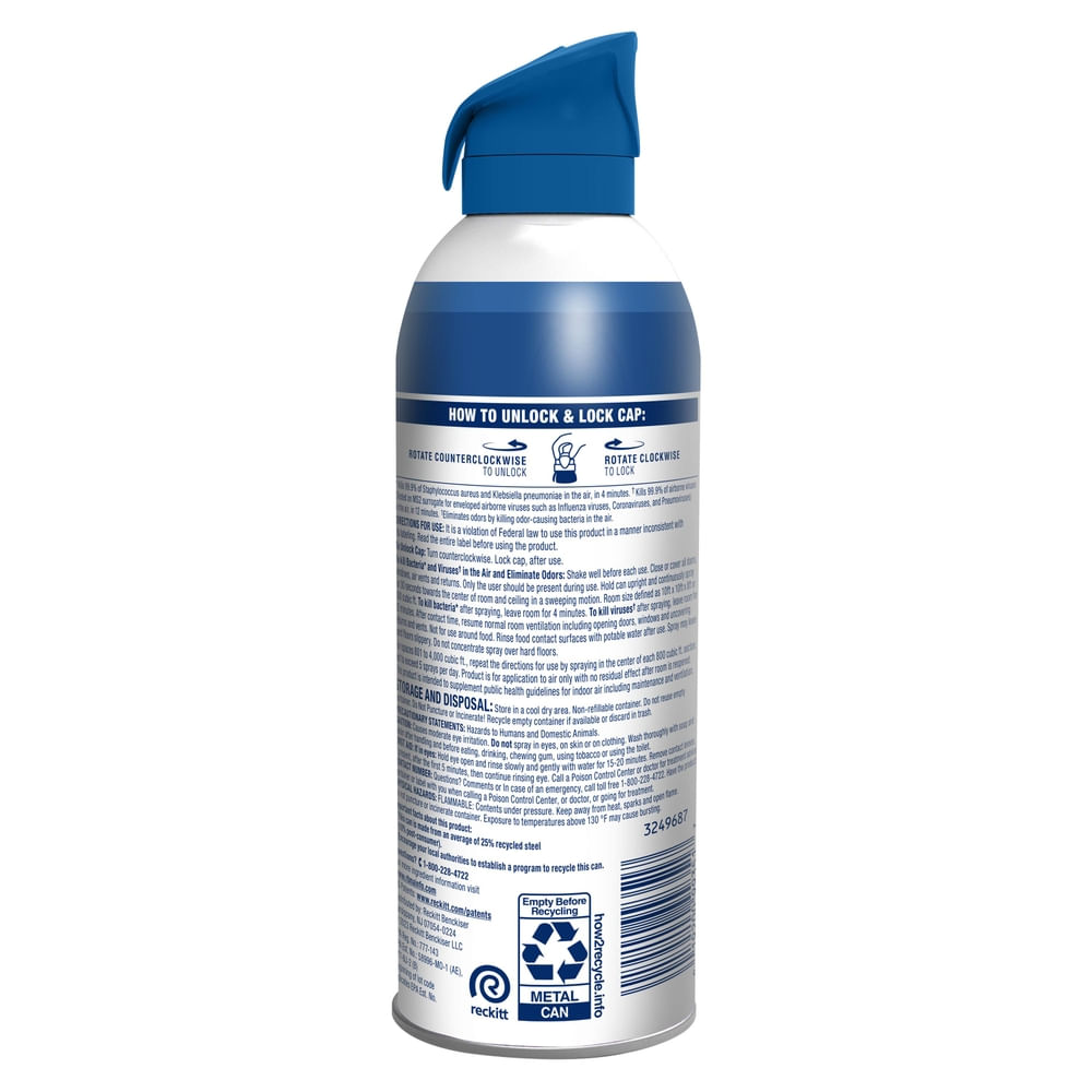Comprar Aerosol Lysol Desinfectante White Line - 295 ml | Walmart Costa ...
