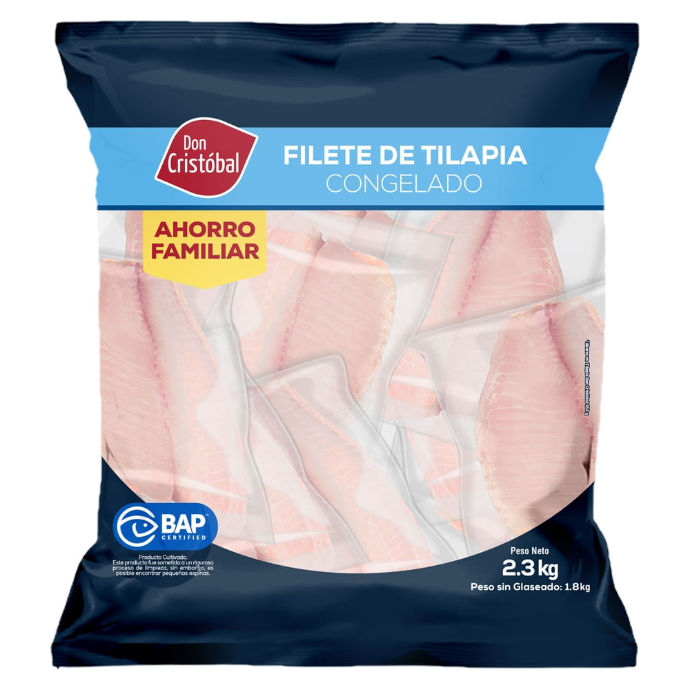 Comprar Filete De Tilapia Congelada Don Cristóbal Empacado - 2300 g ...