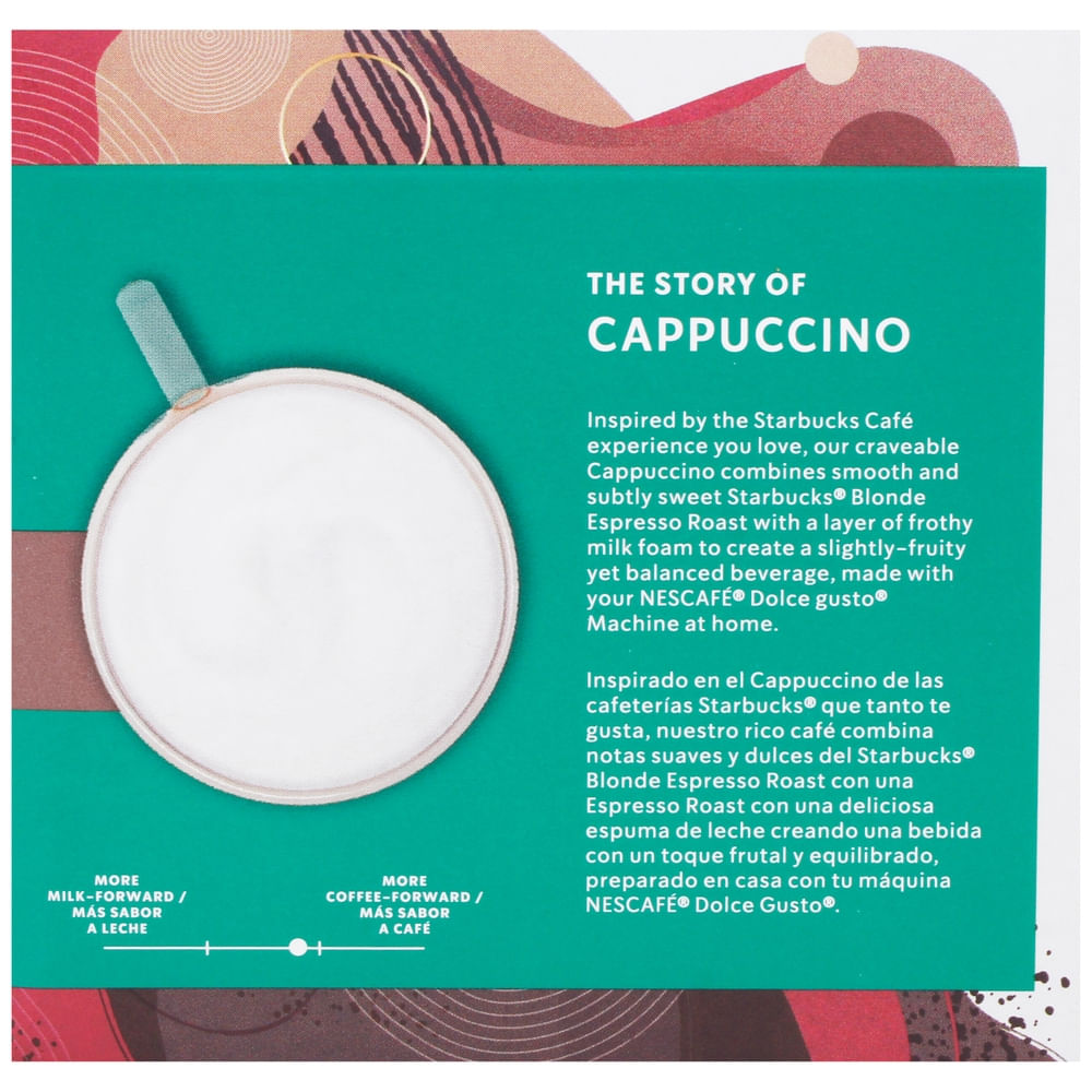 Comprar Café Starbucks By Nescafé Dolce Gusto Cappuccino Caja 12 ...