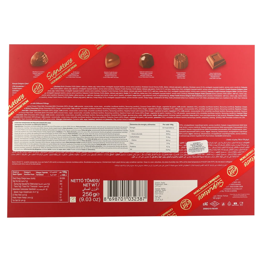 Comprar Bombones Elit Surtidos Rojo - 256g | Walmart Costa Rica