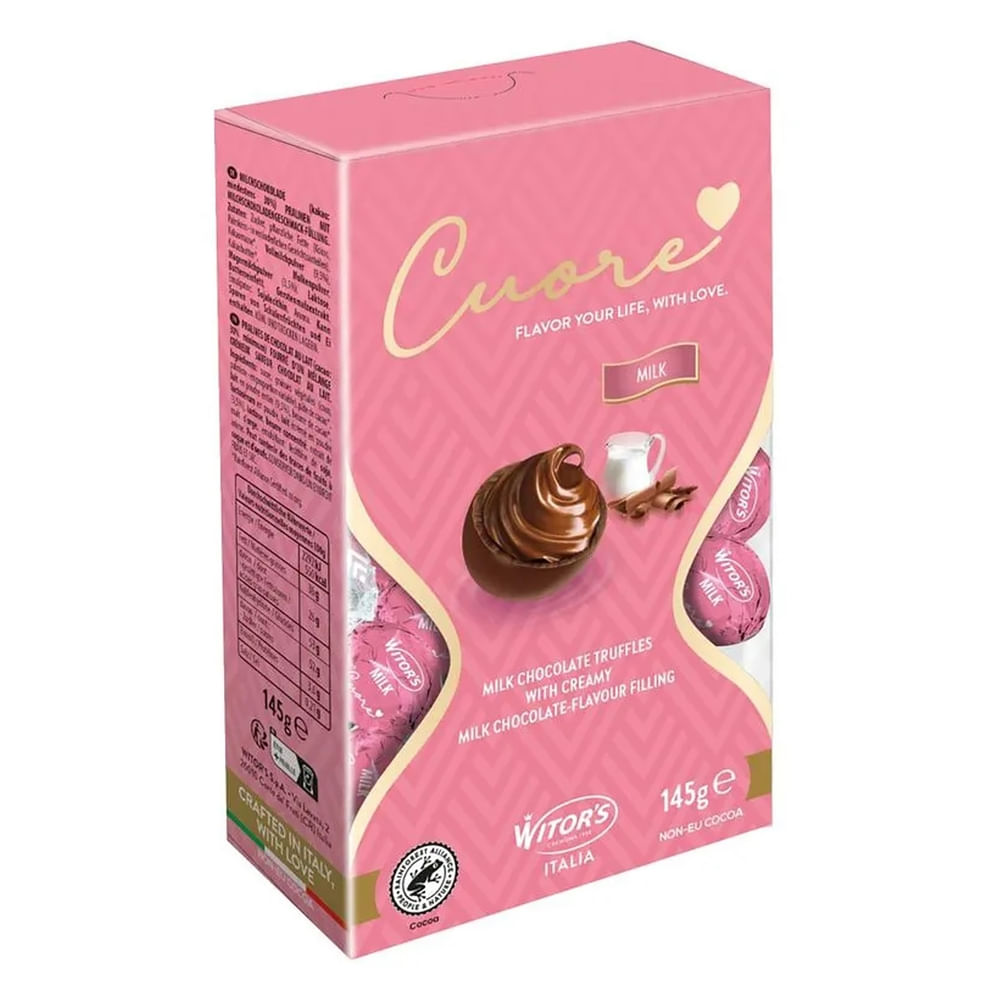 Comprar Chocolate Witor's Cuore cremoso con leche - 145 g | Walmart ...