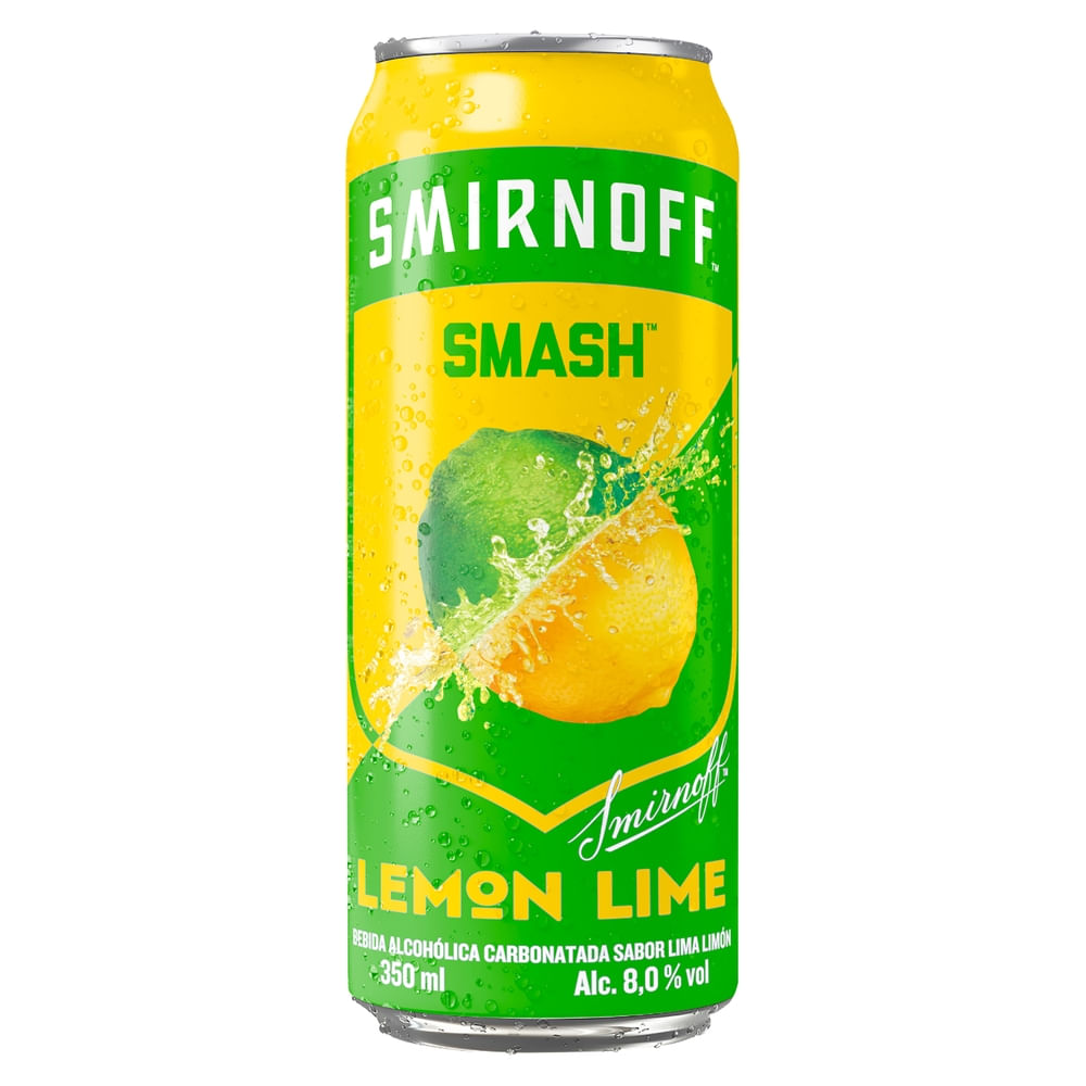 Comprar Bebida Alcohólica Smirnoff Smash Lima Limón Lata - 350 ml ...