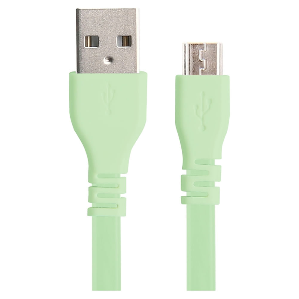 Comprar Cable Durabrand USB a micro USB color menta con longitud de 0.9 ...