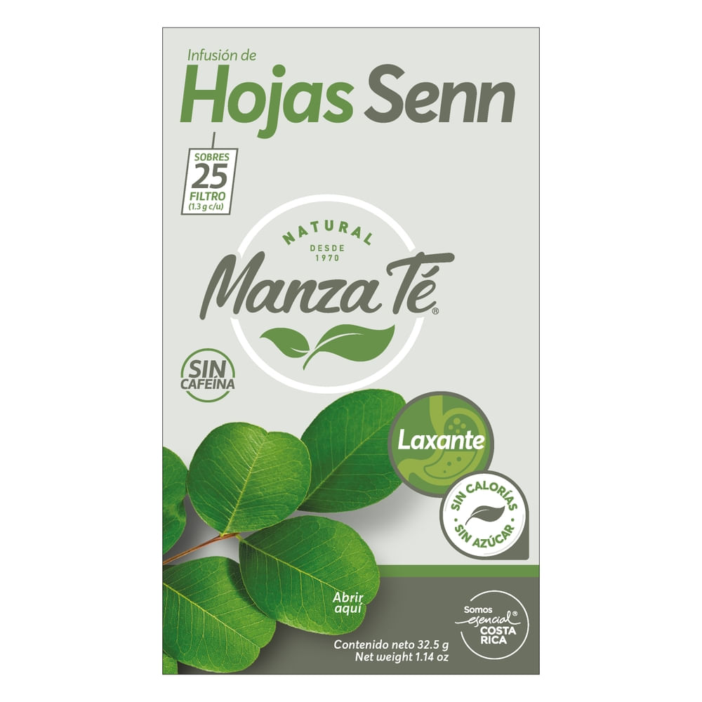 Comprar Té hojas senn Manzaté natural 20 Uds - 26 g | Walmart Costa ...