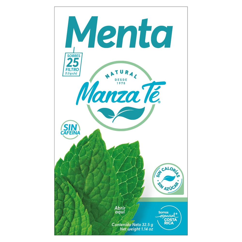 Comprar Té menta ManzaTé caja 25 Uds - 32.5 g | Walmart Costa Rica ...