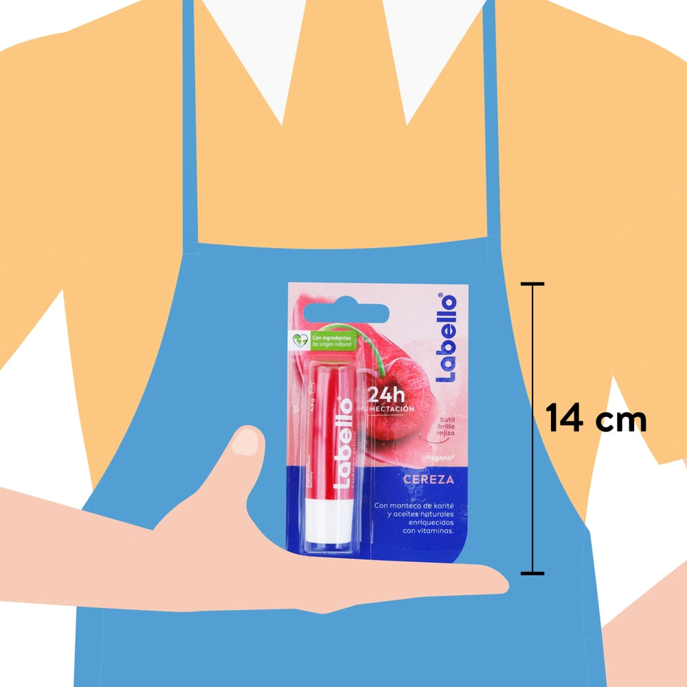 Comprar Protector labial Labello aroma a cereza - 4.8 g | Walmart Costa ...