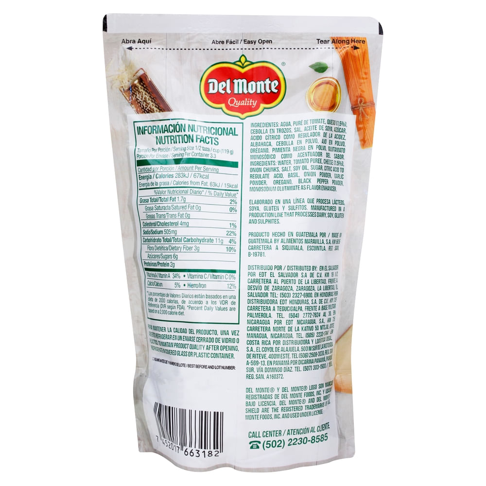 Comprar Salsa Del Monte de queso - 397 g | Walmart Costa Rica - Walmart ...