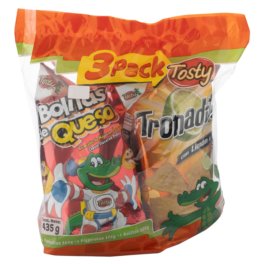 Comprar Snacks Tosty tronadita pizzerola bolita 3 pack - 435 g ...