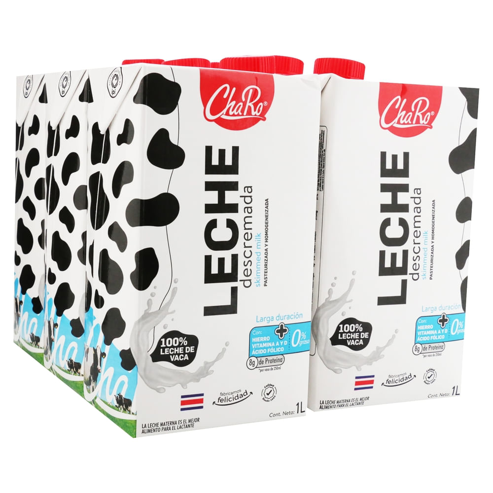 Comprar Leche Charo Descremada 6 Pack 6000ml | Walmart Costa Rica ...