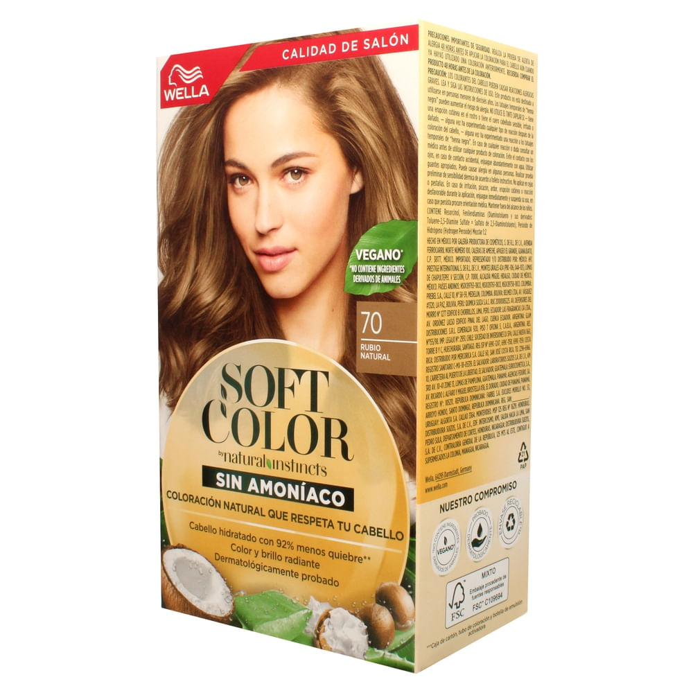 Comprar Tinte Soft Color Rubio Natural 70 | Walmart Costa Rica ...