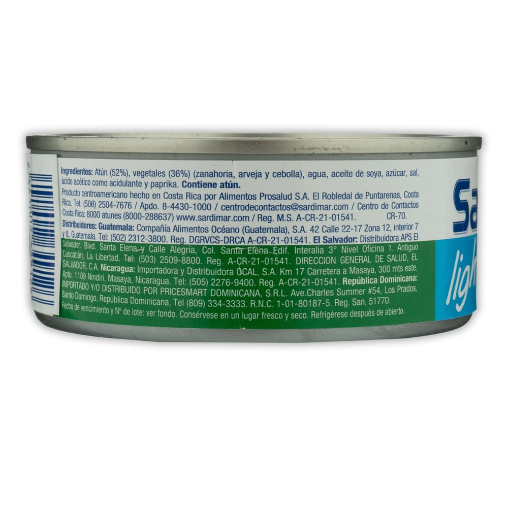 Comprar Atún Sardimar Vegetales Light - 140 g | Walmart Costa Rica ...