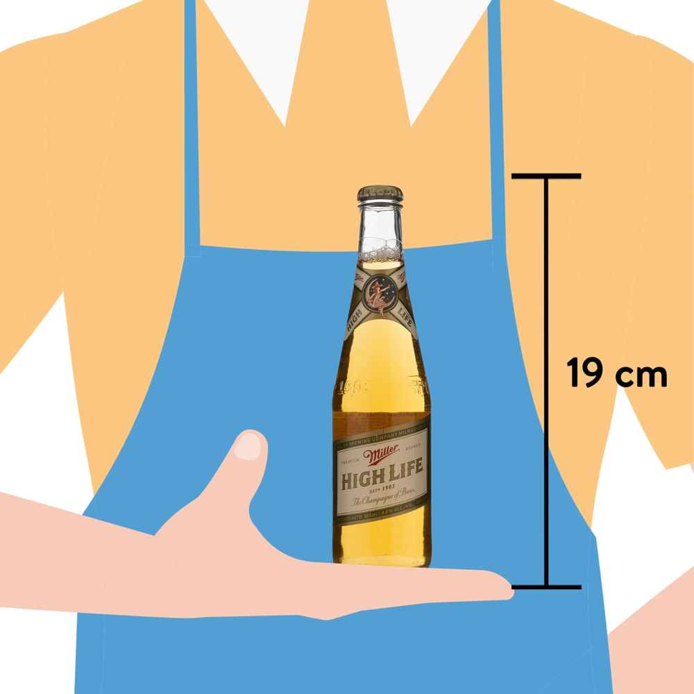 Comprar Cerveza Miller high life botella - 355 ml | Walmart Costa Rica ...