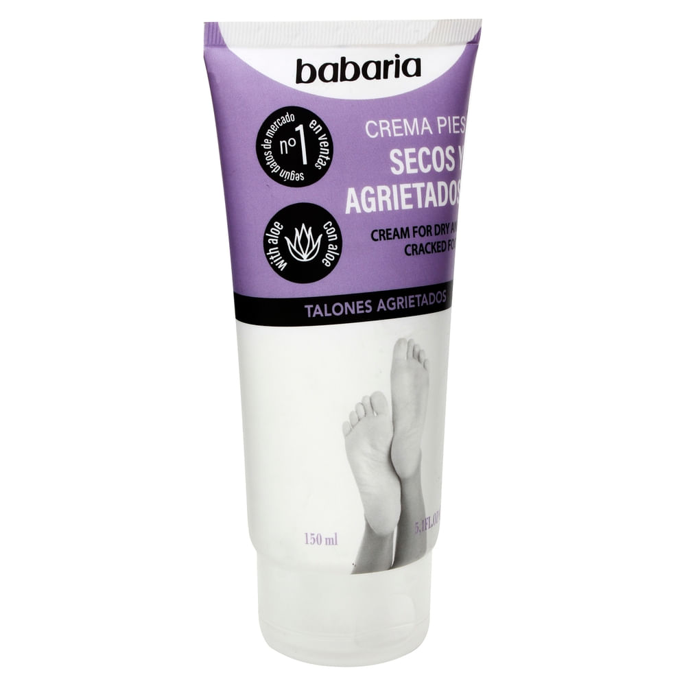 Comprar Crema para pies Babaria para pies secos y agrietados - 150 ml ...