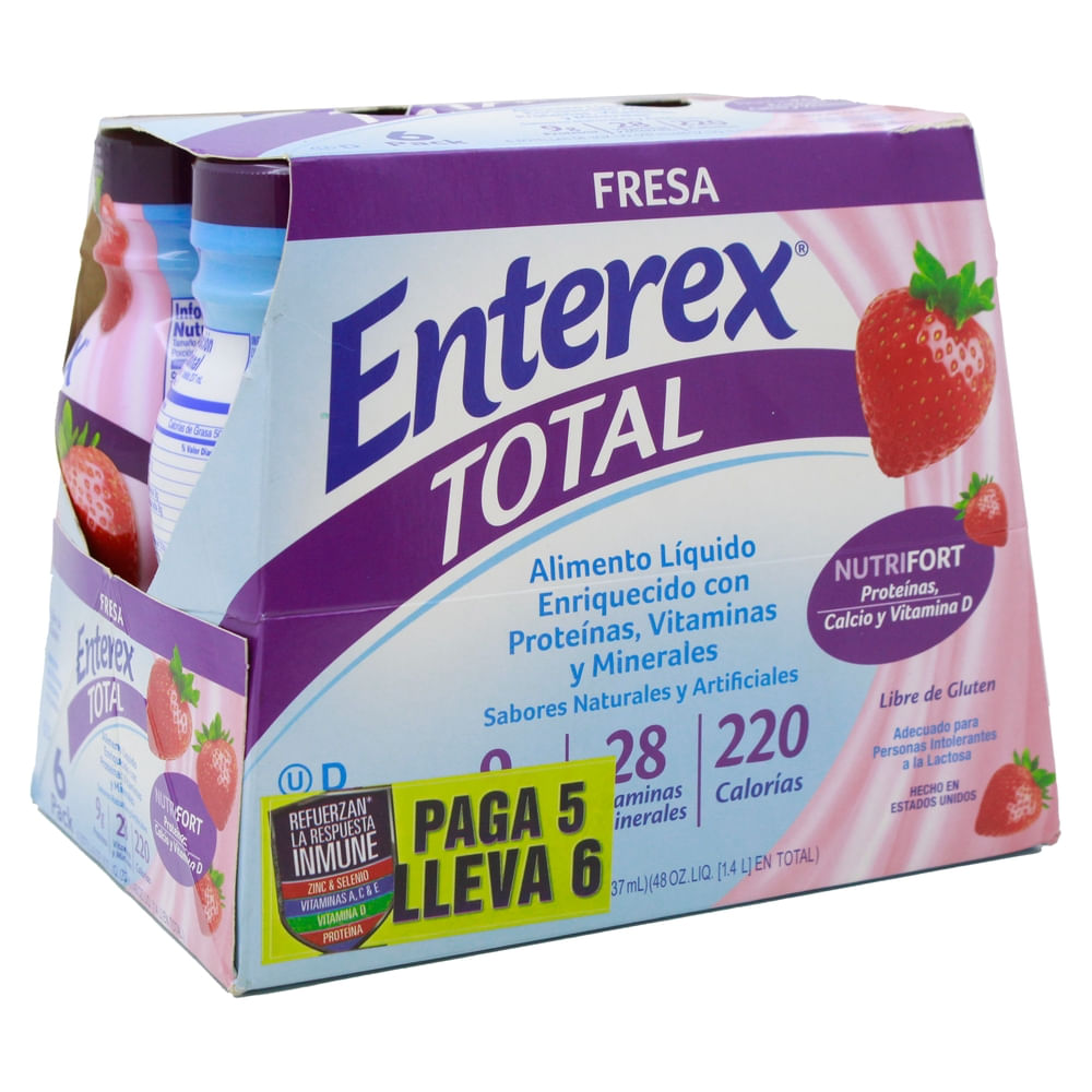 ComprarEnterex Total Fresa 6pack 1422ml | Walmart Costa Rica - Walmart ...