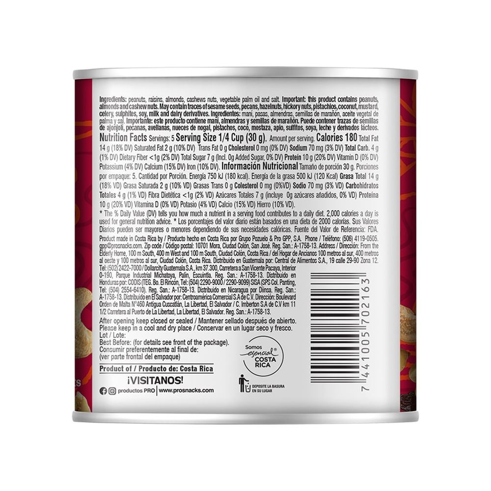 Comprar Semilla PRO mixta en lata - 150 g | Walmart Costa Rica ...