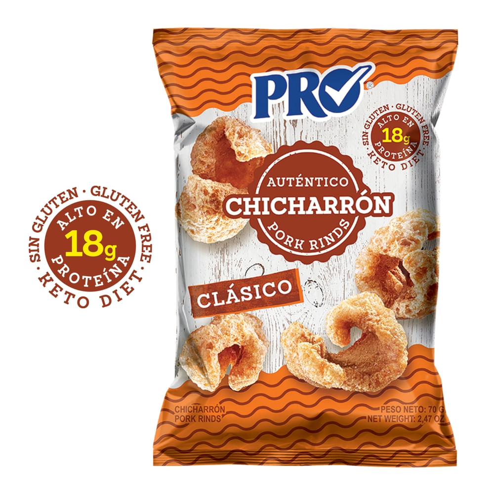 Comprar Chicharrón Pro natural sal -70 g | Walmart Costa Rica ...