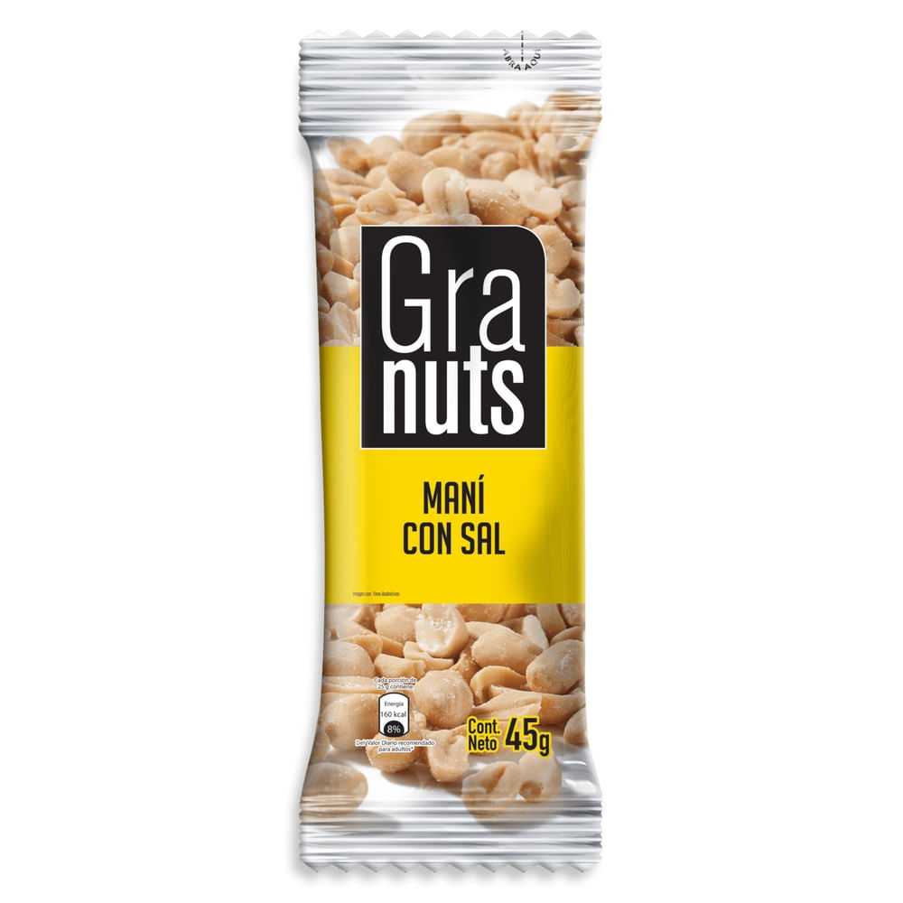 Comprar Maní Granuts Salado bolsa - 45 g | Walmart Costa Rica