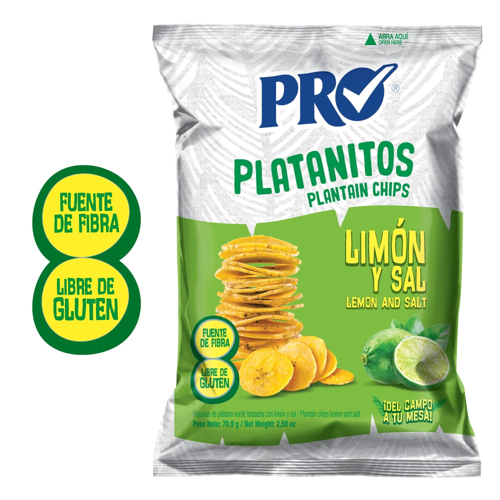 Comprar Snack Pro Boquitas platano limón y sal -70.9 g | Walmart Costa ...