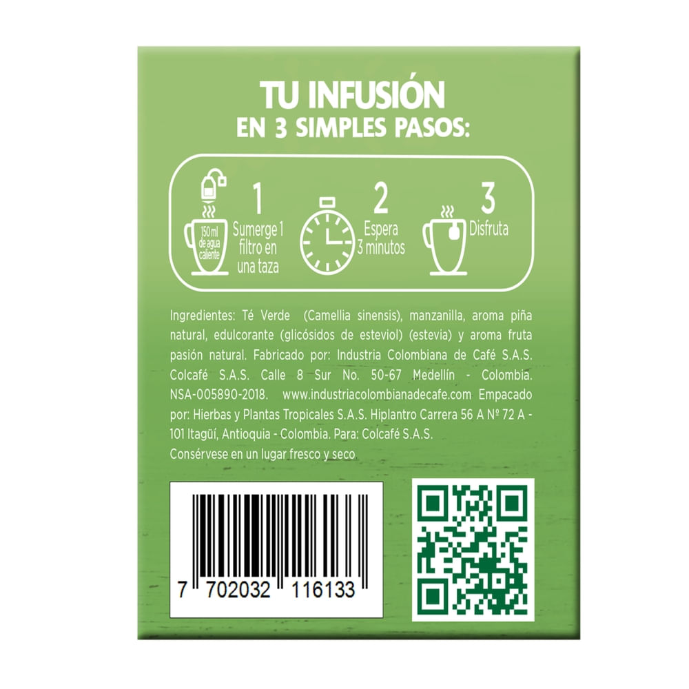 Comprar Infusiones Tosh Te verde Hierbabuena - 24 g | Walmart Costa ...
