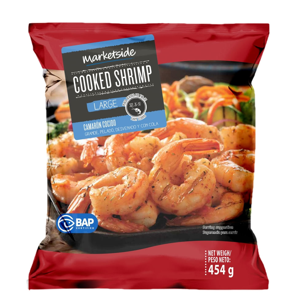 Comprar Camarón Marketside Cocido grande - 454 g | Walmart Costa Rica ...