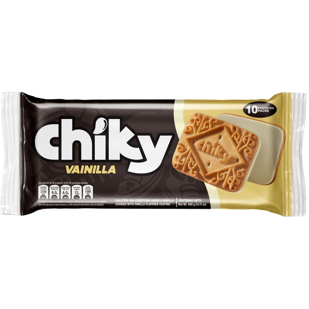 Comprar Galletas Chiky Vainilla - 400 g | Walmart Costa Rica ...