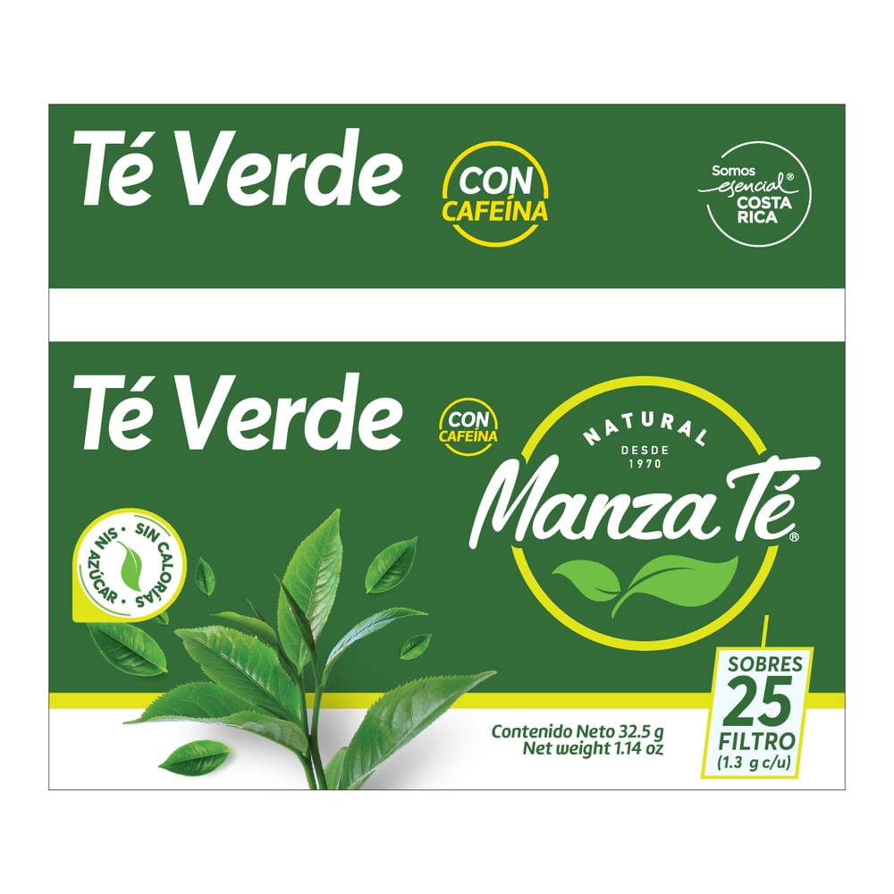 Comprar Té Verde Manzate 25 Sobres - 32.5 g | Walmart Costa Rica