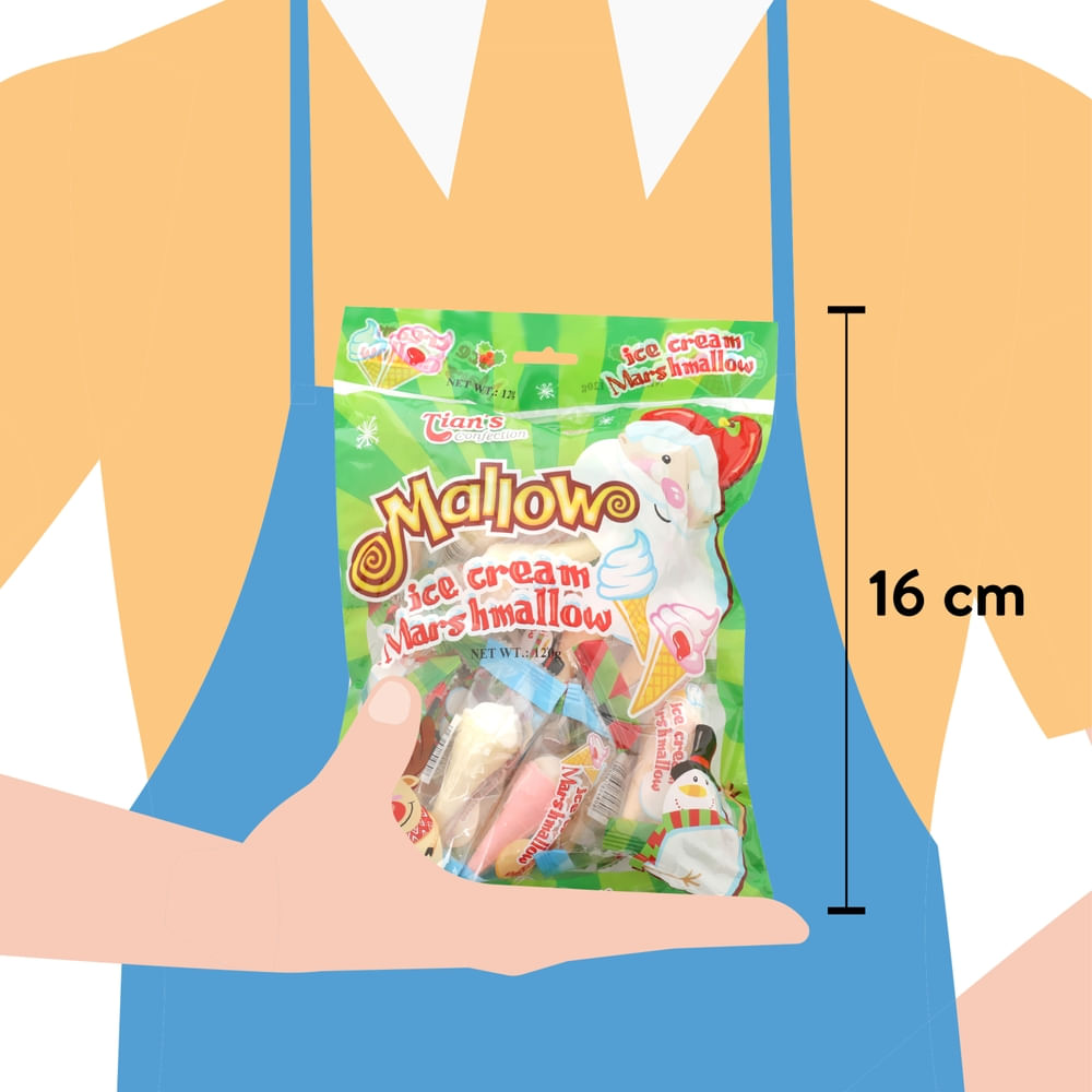 Comprar Marshmallow Tian's Ice Cream Navidad 120 gr | Walmart Costa Rica