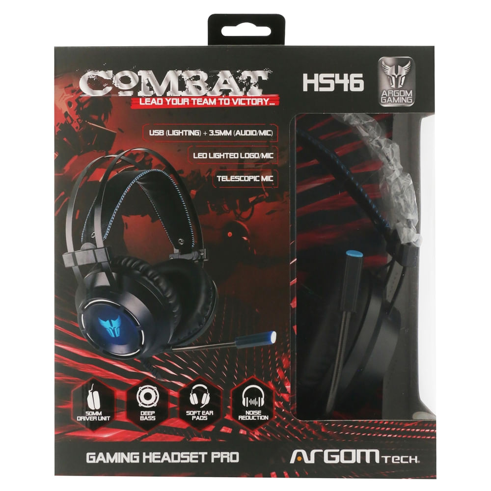 Auriculares Argom para juego Combat Hs46 - Walmart | Costa Rica
