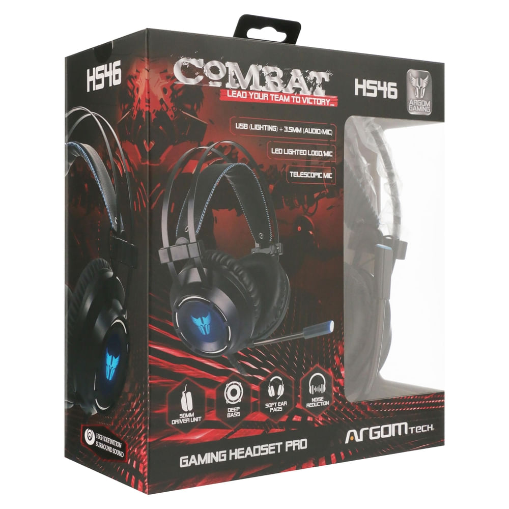 Auriculares Argom para juego Combat Hs46 - Walmart | Costa Rica