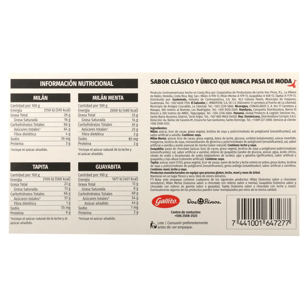 Comprar Chocolate Gallito Caja Surtida 205gr | Walmart Costa Rica ...