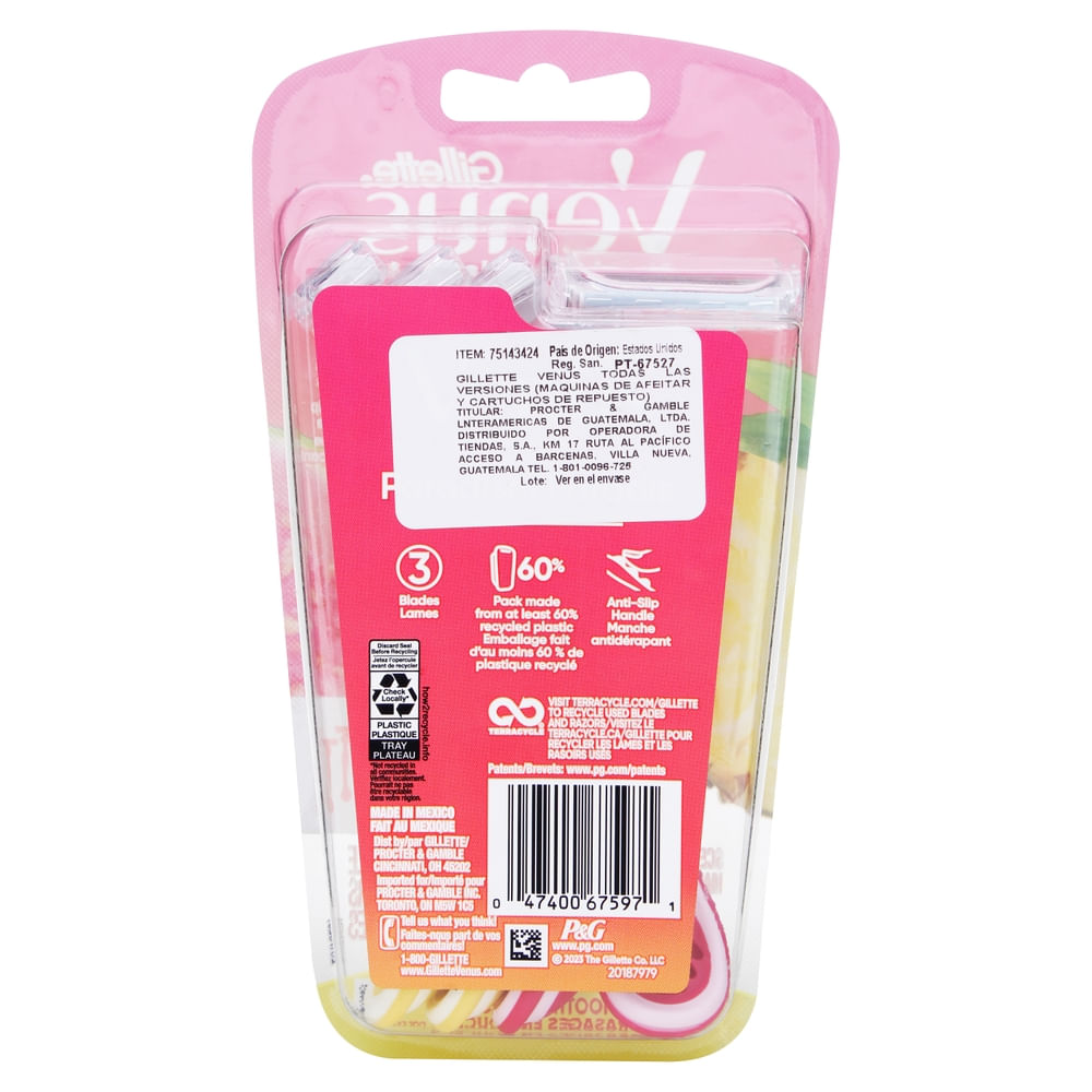 Comprar Rasuradora Gillette Venus Simply 4 Uds | Walmart Costa Rica ...