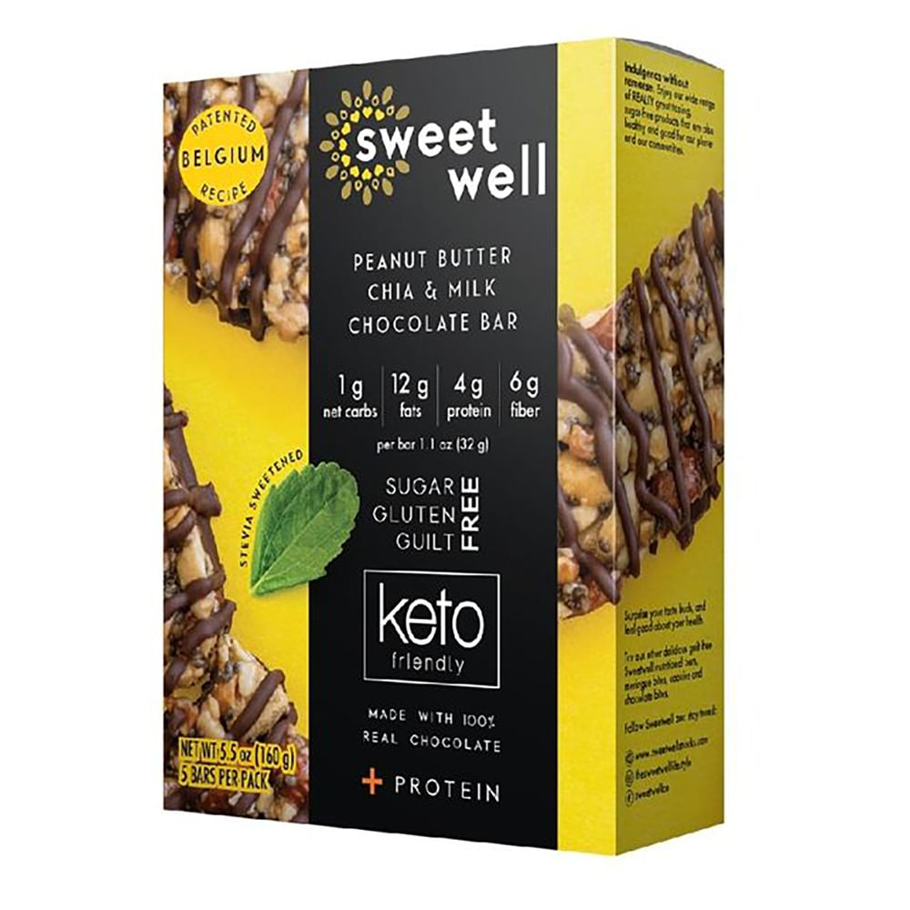 Barras Keto sweet well cashew pistachio & milk - 160 g - Walmart ...