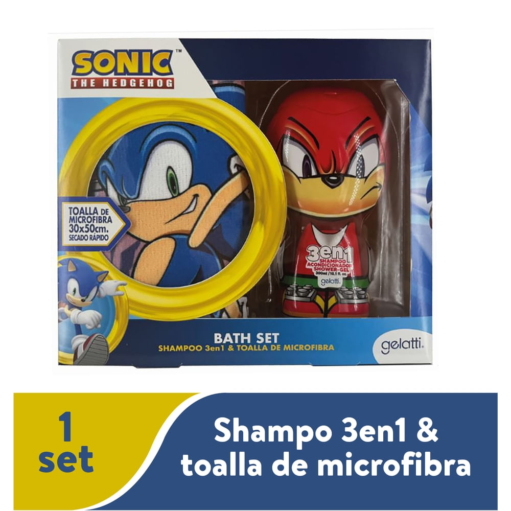 Comprar Shampoo y toalla Gellatti Estuche Sonic | Walmart Costa Rica ...