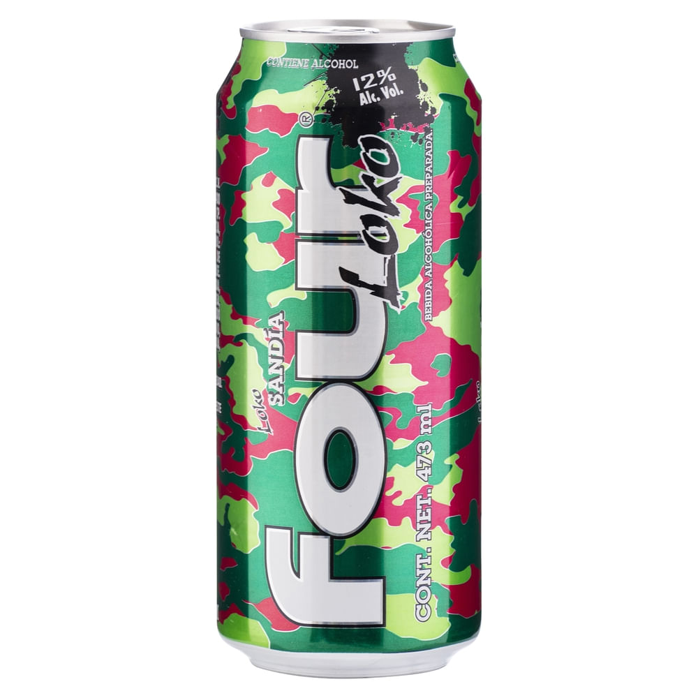 Bebida alcohólica Four Loko sabor sandía - 473 ml - Walmart | Costa Rica