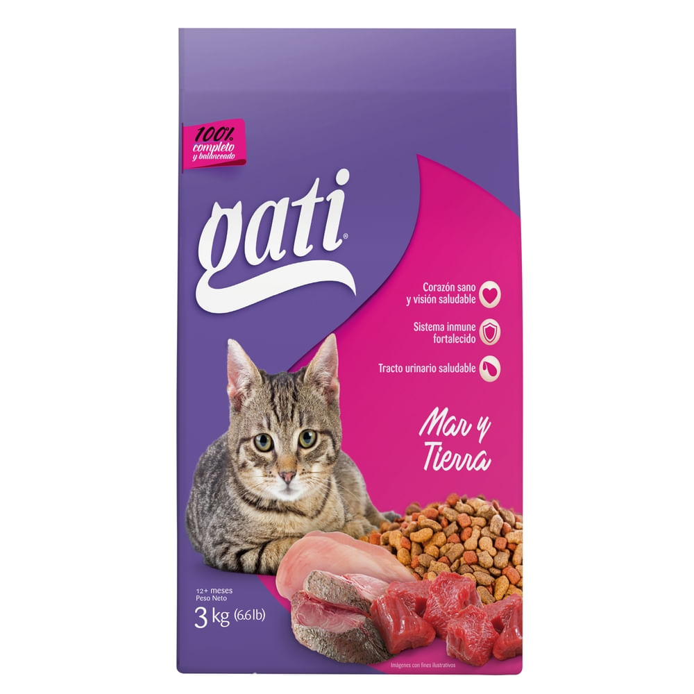 Comprar Alimento Gati Para Gato Mar Tierra -3000gr | Walmart Costa Rica - Maxi Palí | Costa Rica