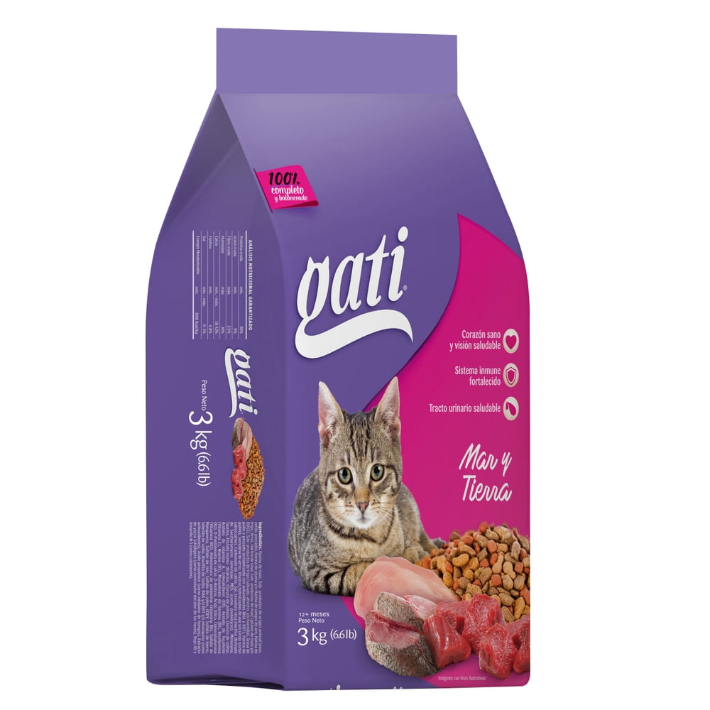Comprar Alimento Gati Para Gato Mar Tierra -3000gr | Walmart Costa Rica - Maxi Palí | Costa Rica