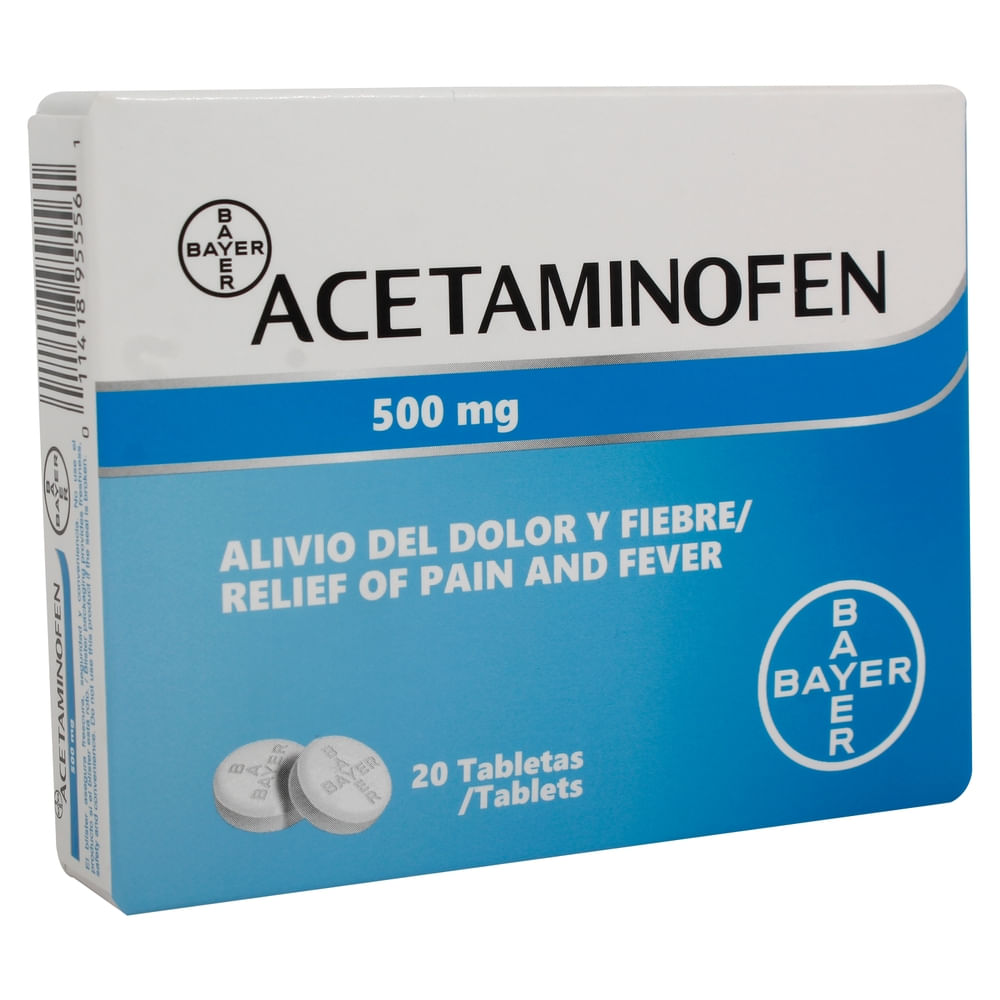 Comprar Acetaminofén Bayer 500 Mg 20 Tabletas | Walmart Costa Rica ...