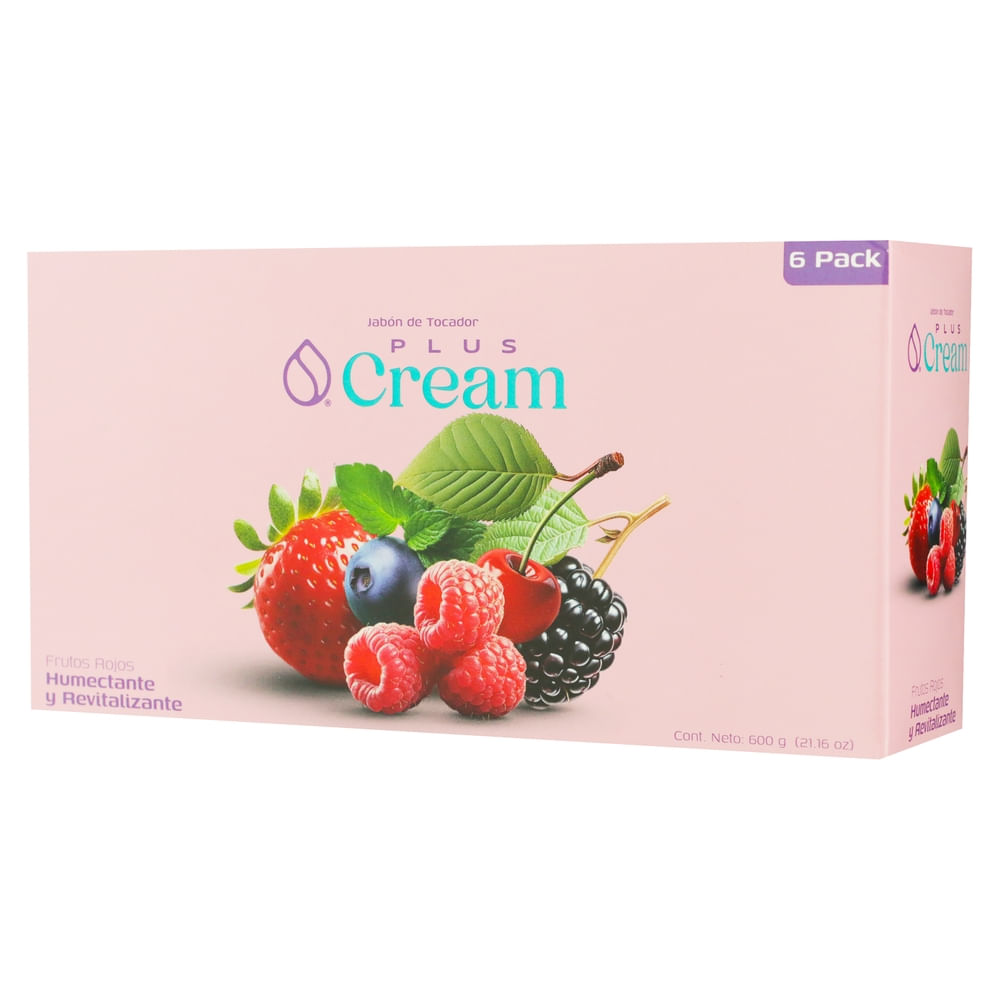 Comprar Jabón Plus Cream 6 Pack Fruto Rojo - 600 g | Walmart Costa Rica ...
