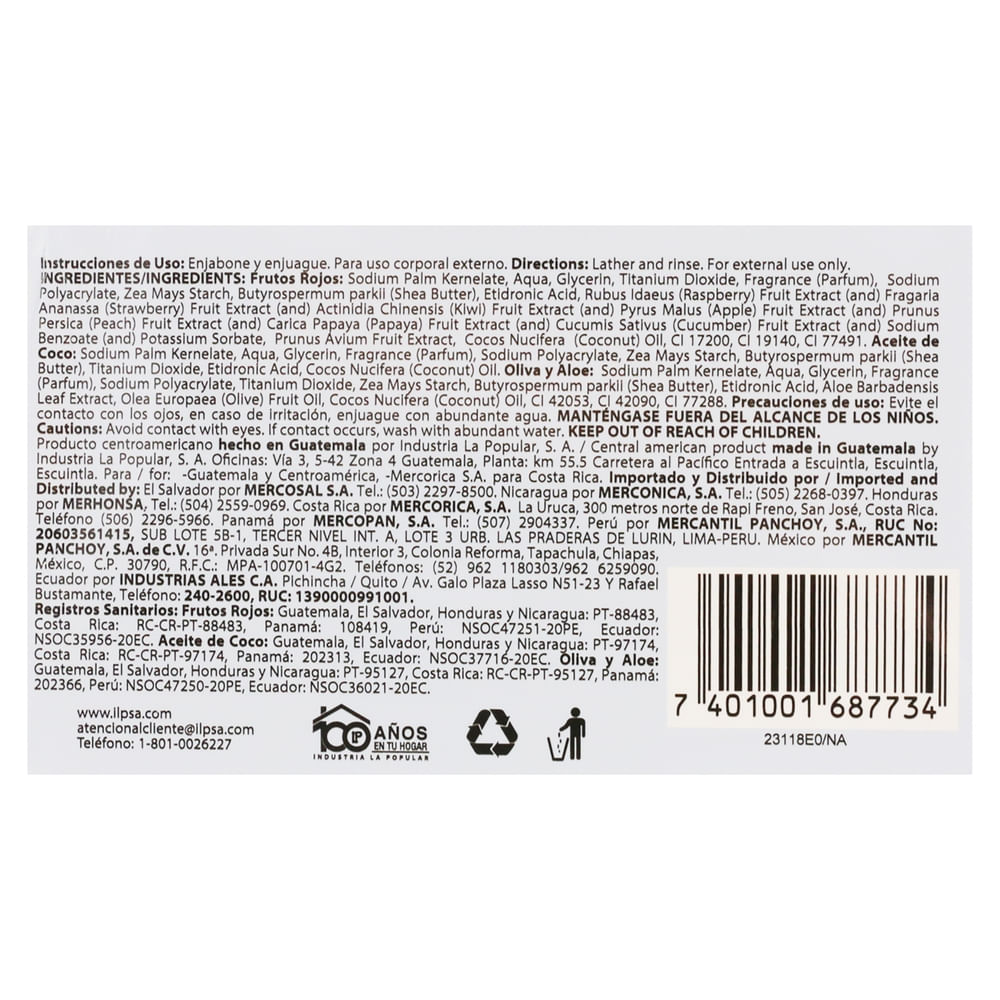 Comprar Jabón Plus Cream de Tocador 6 Pack Surtido - 600 g | Walmart ...