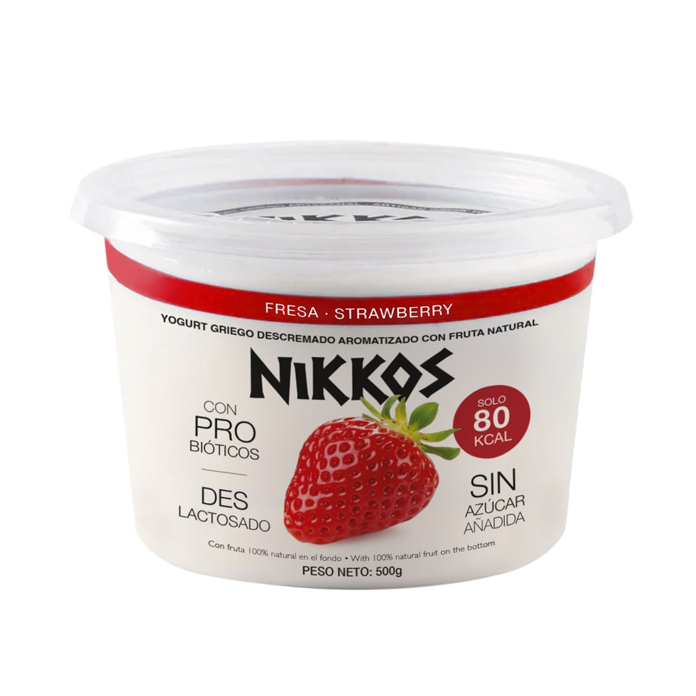 Comprar Yogurt griego Nikkos fresa -500 g | Walmart Costa Rica - Walmart | Costa Rica