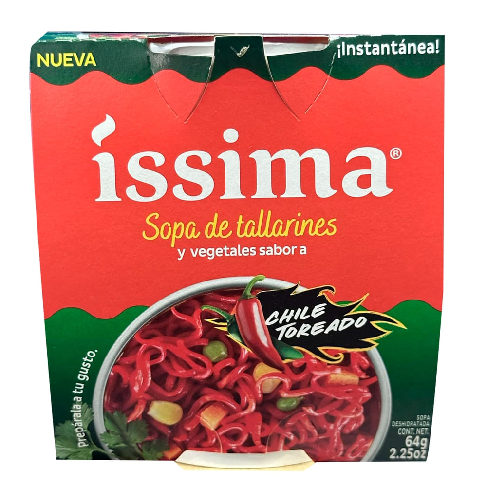 Sopa instantánea Íssima sabor chile toreado - 64 g - Masxmenos | Costa Rica