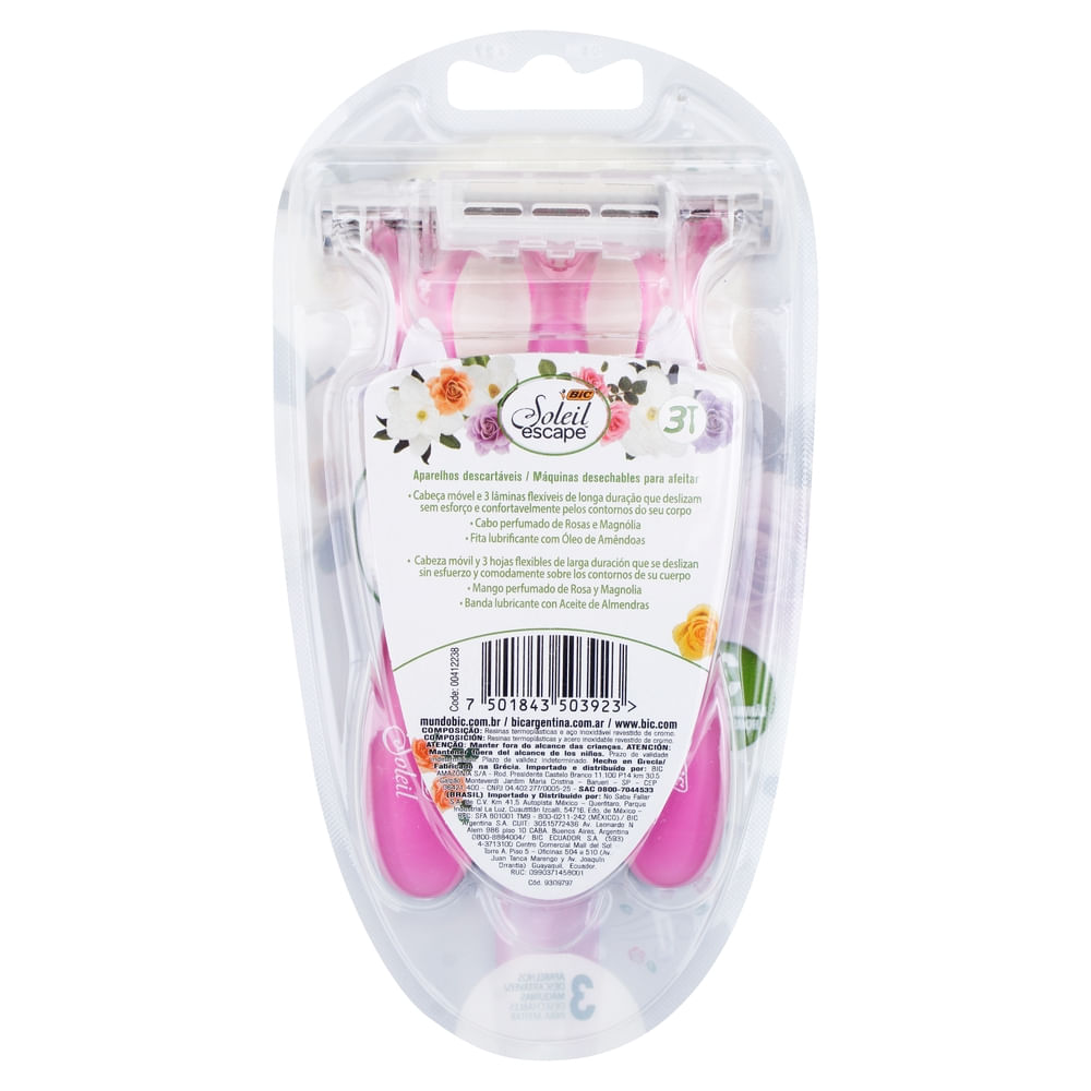Comprar Rasuradoras Bic Soleil Rosa Magnolia | Walmart Costa Rica